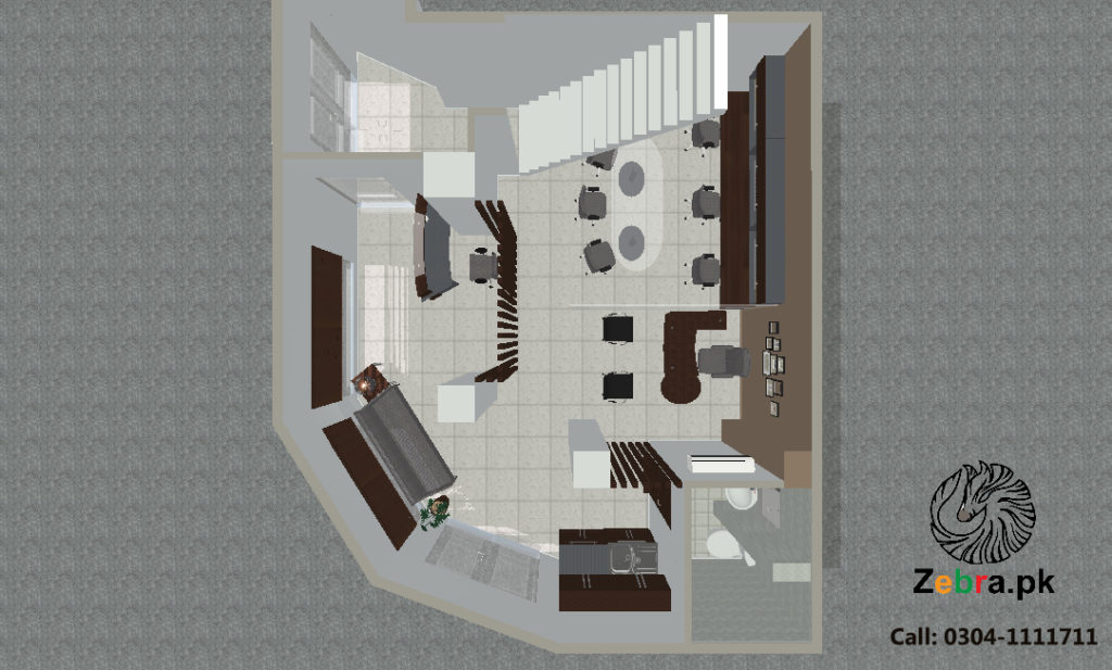 3D Renders Corporate office - Zebra.pk