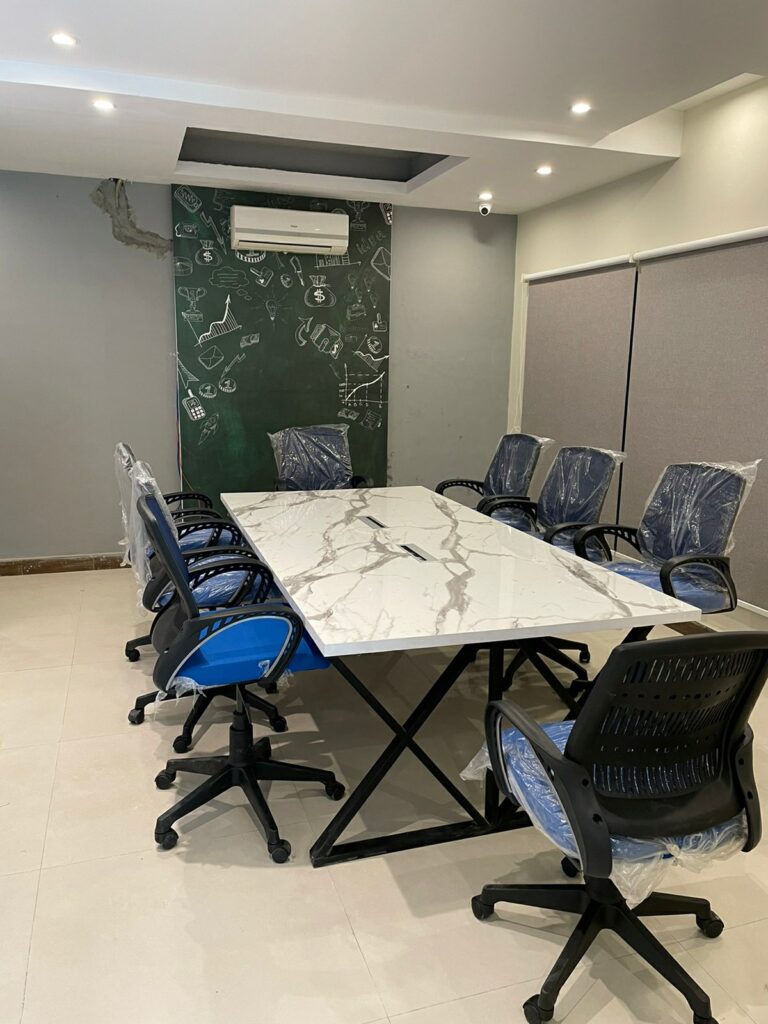 Meeting Room Table 002 karara white - Zebra.pk